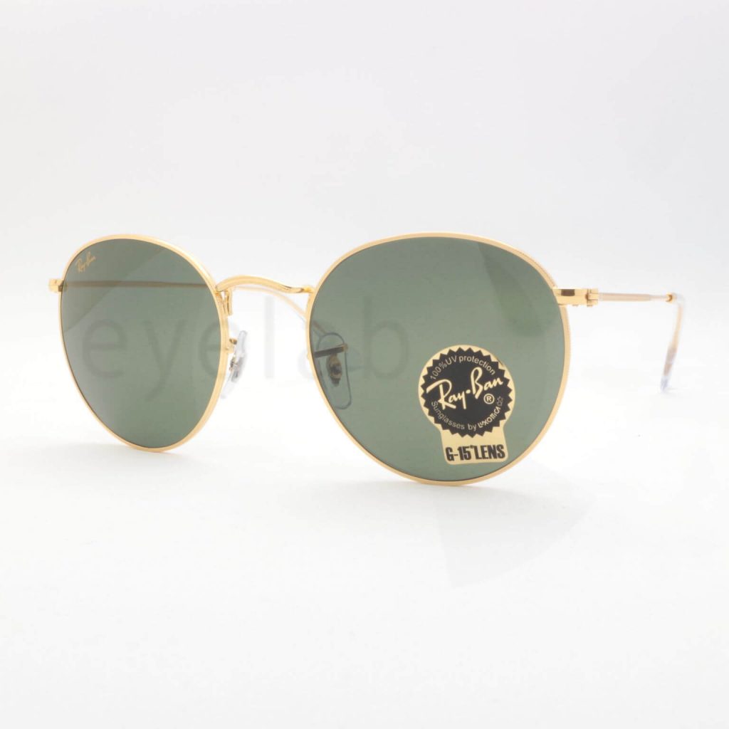 Γυαλιά ηλίου Ray-Ban 3447 Round Metal Legend Gold 919631 Οπτικά Eyelab